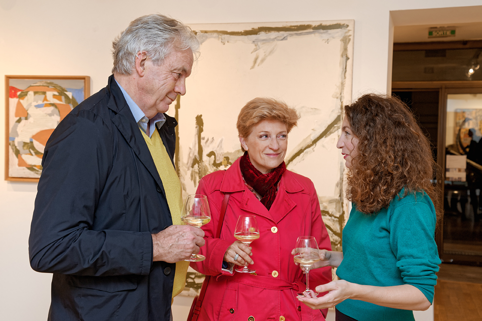 Marie Hélène de La Forest Divonne: Vernissage Supports/Surfaces