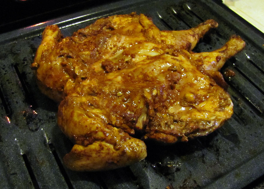 Smells Like Food in Here: Mexican-Style Butterflied Chicken