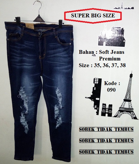 45+ Gaya Terkini Celana Jeans Wanita Motif Sobek, Celana Jeans