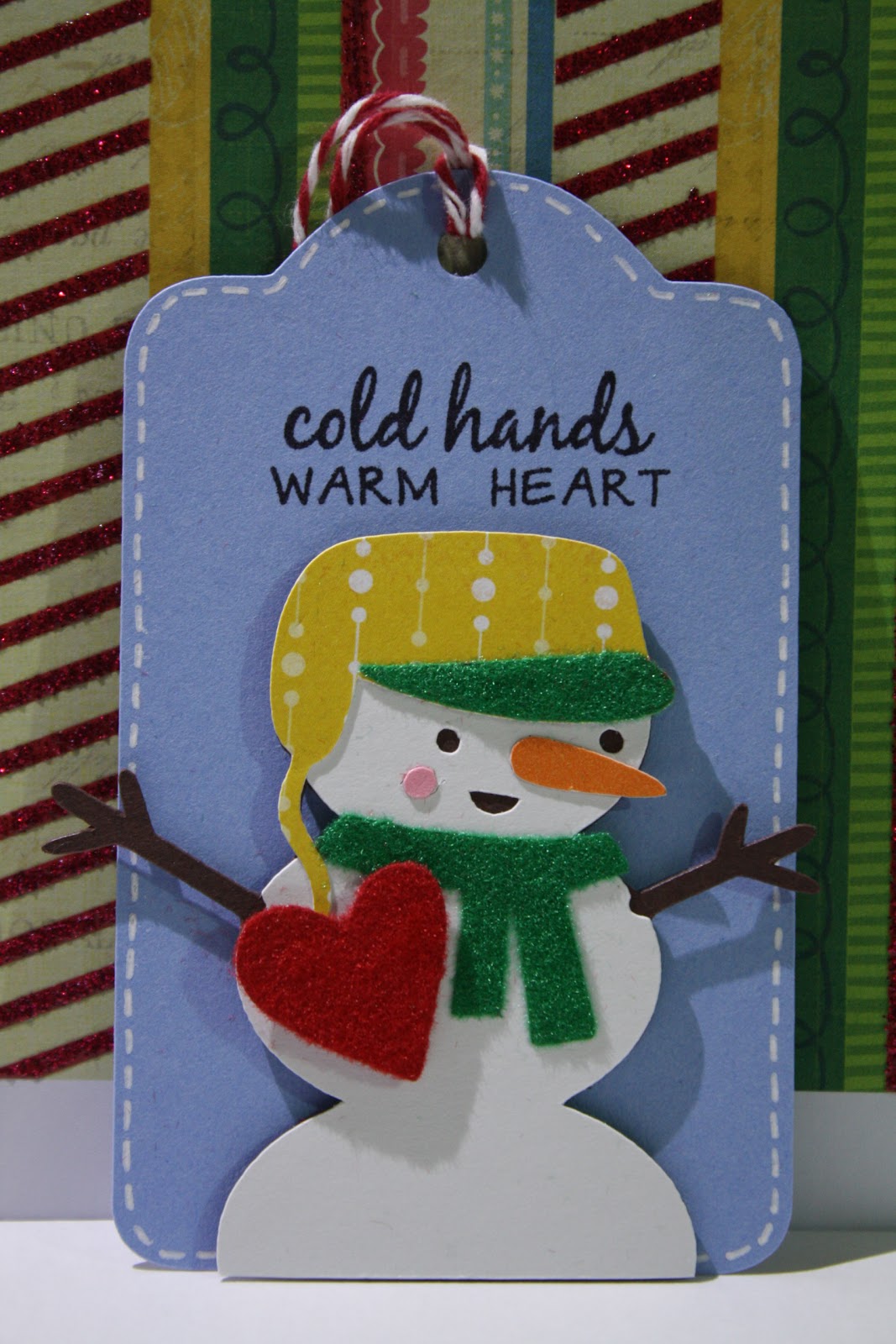 redheaded crafter: Cold Hands, Warm Heart Tag