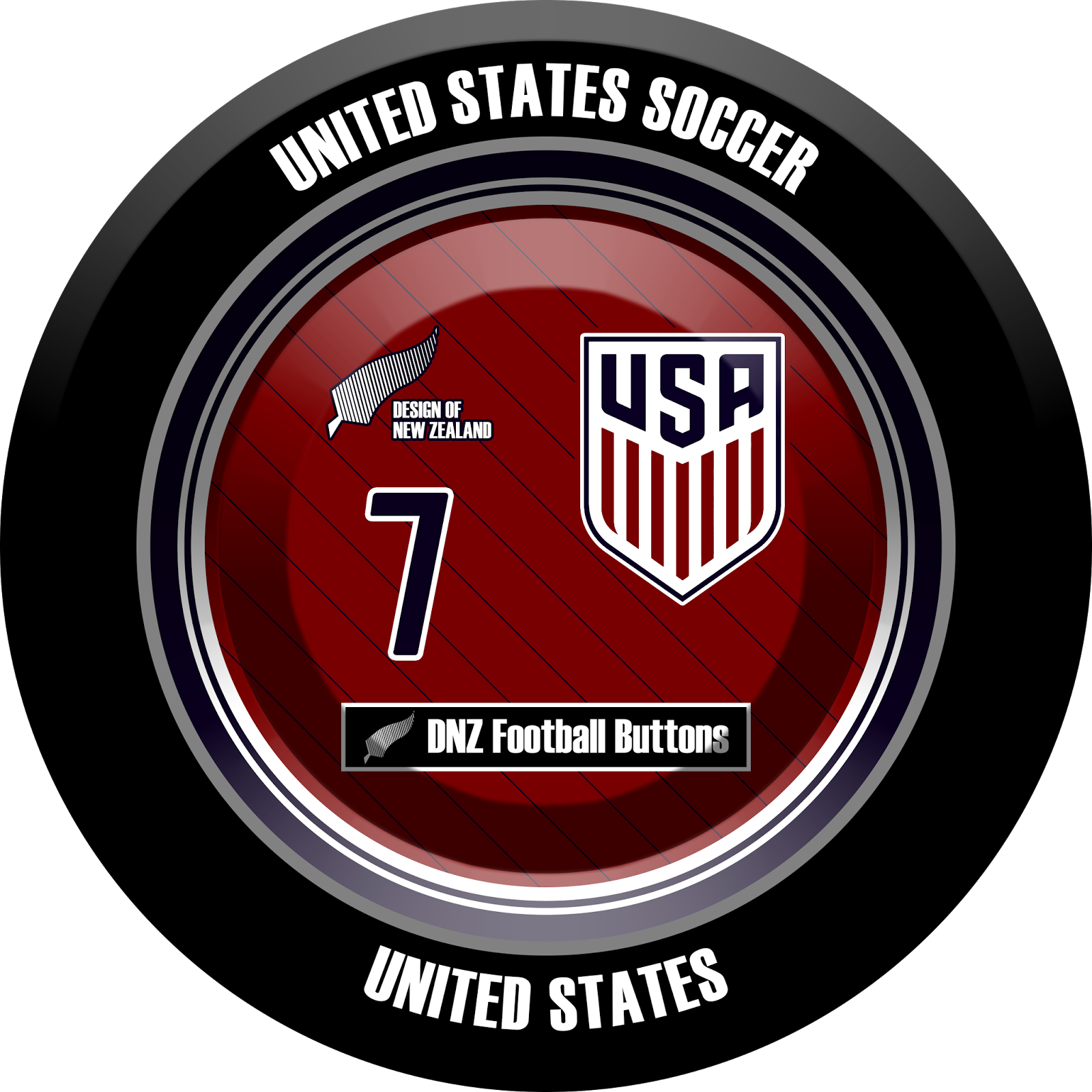DNZ Football Buttons: Seleção dos Estados Unidos