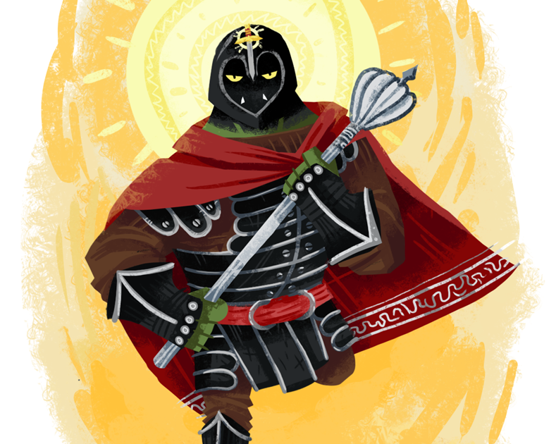 Dungeons and Drawings: Tsar'goth Nou'ara, Half-Orc