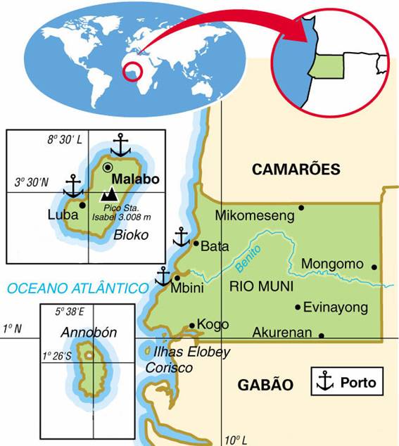 Guiné Equatorial | Aspectos Geográficos e Socioeconômicos de Guiné ...