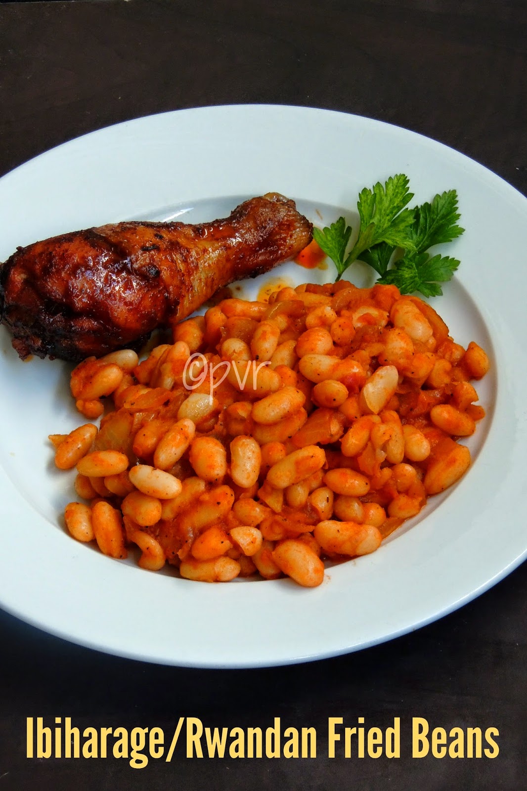 Priya's Versatile Recipes: Ibiharage/Rwandan Fried Beans ~~ Rwandan Cuisine