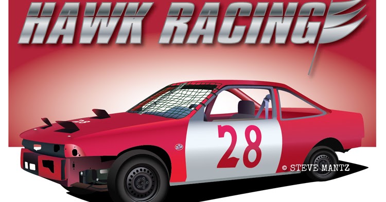 Motorsports Art: Hawk Racing Race Car Illustration: | Steve Mantz ...