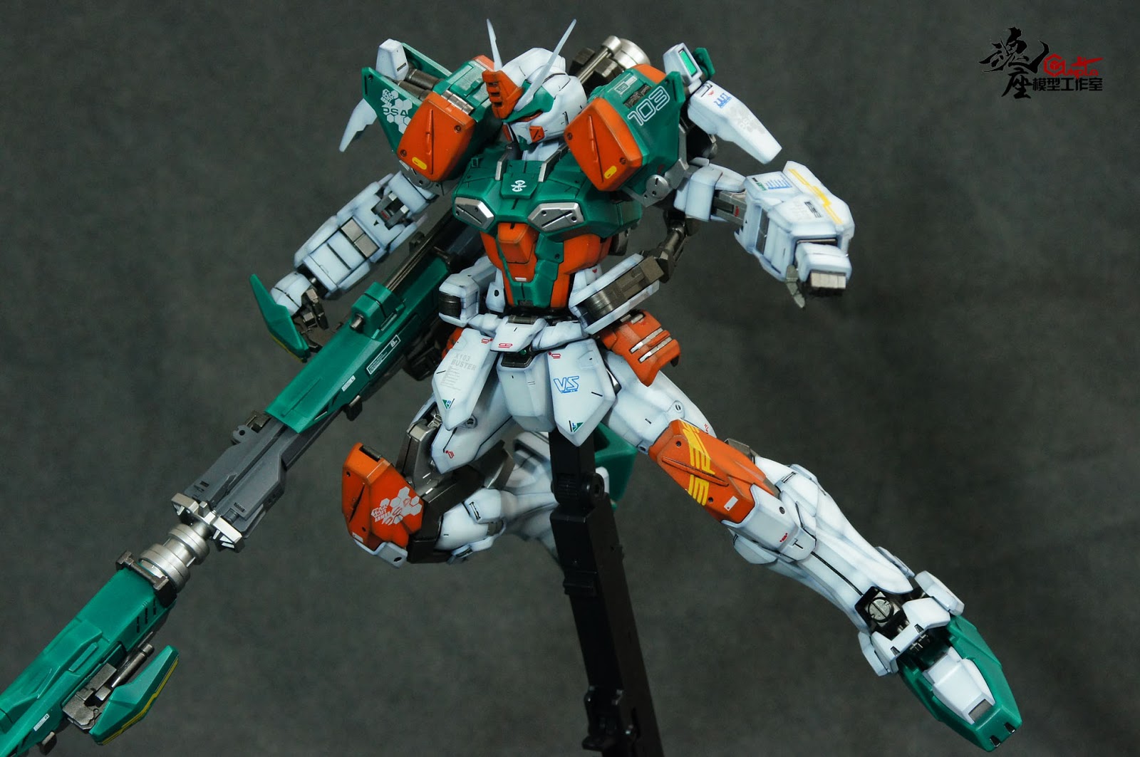 MG 1/100 Buster Gundam customized build