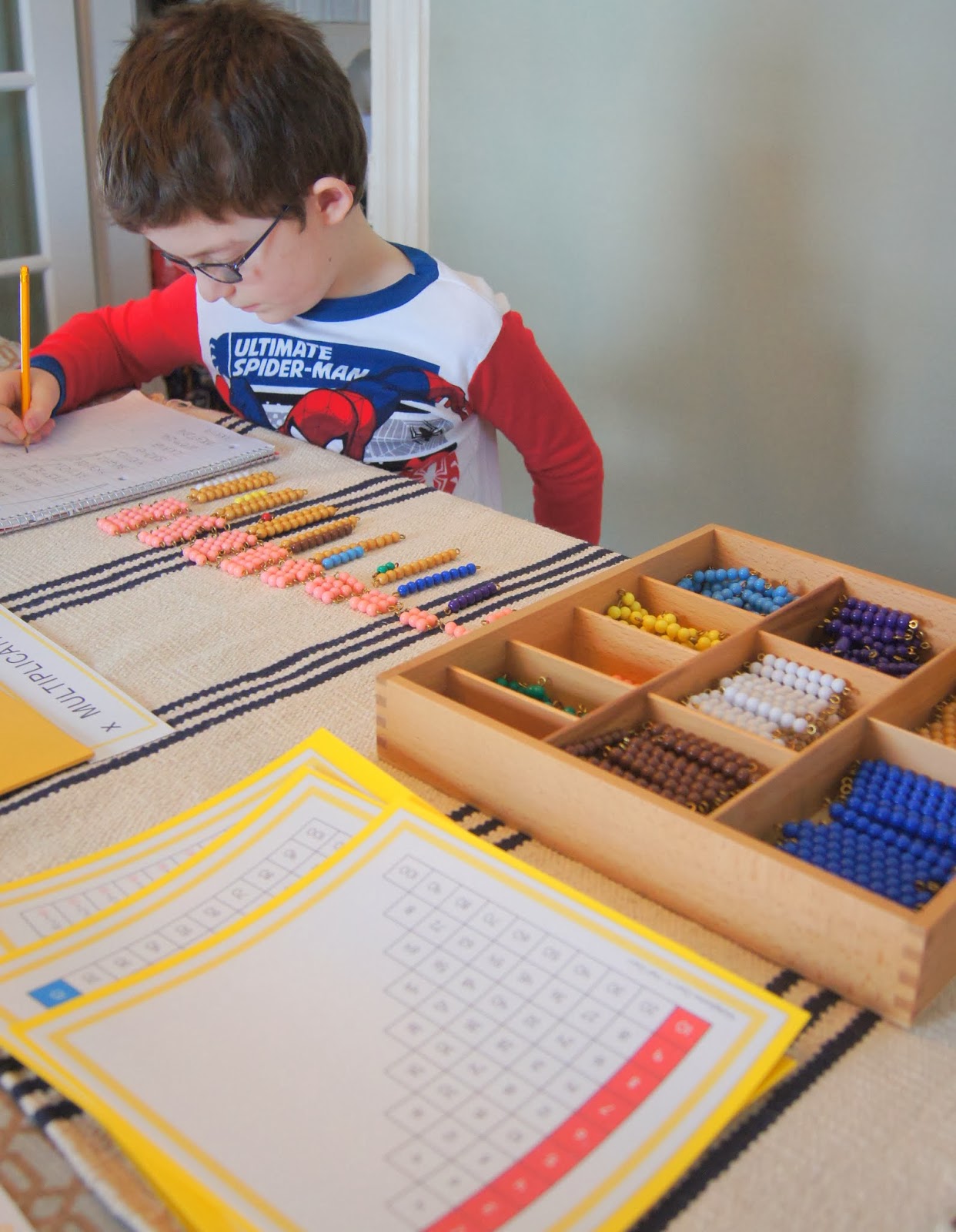 "Making Montessori Ours": Montessori Multiplication Tables Work
