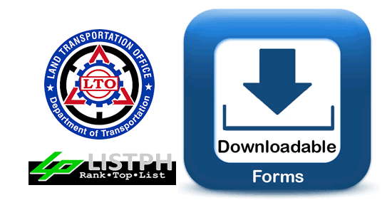 List of Downloadable Forms LTO (Land Transportation Office) - Top List ...