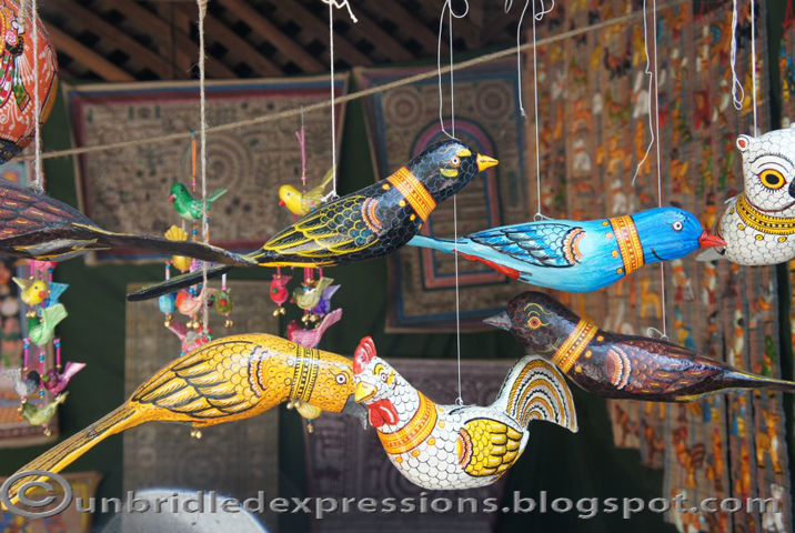 UNBRIDLED EXPRESSIONS: Vibrant India- Hanging birds