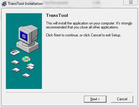 CARA MENGINSTAL TransTool ~ URANG AWAK