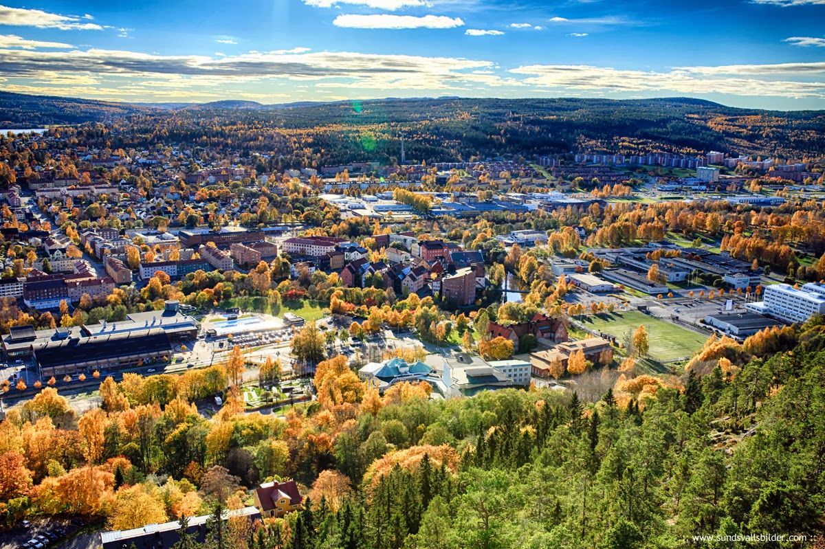 Sundsvallsbilder.com: Utsikt från Norra berget