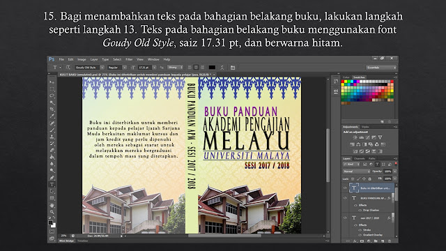 LANGKAH MUDAH MENGHASILKAN KULIT BUKU | TUTORIAL BUAT 'COVER BOOK ...