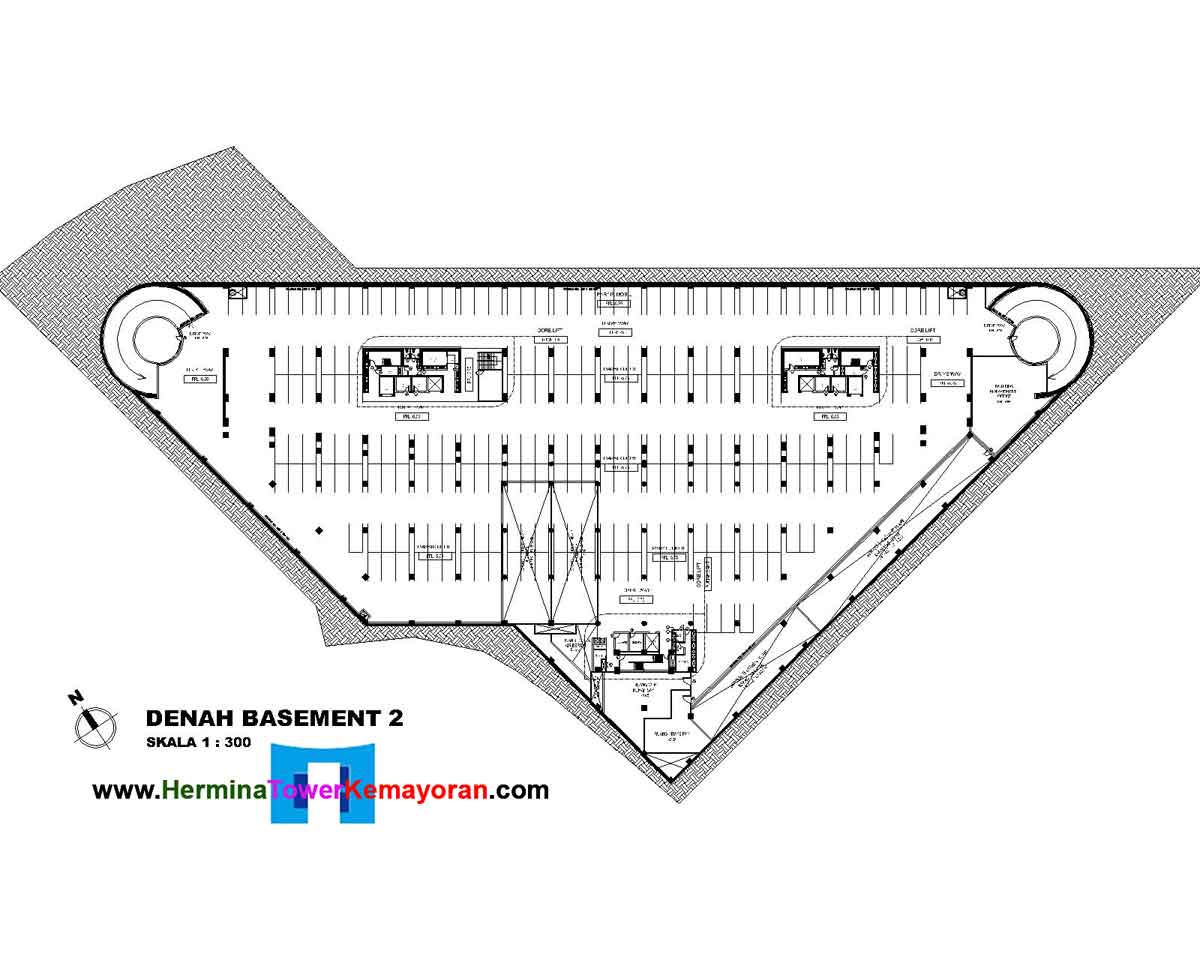 Hermina Tower - Premium Office Space: Basement 2 Lantai