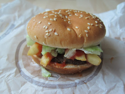 Review: Burger King - French Fry Burger | Brand Eating