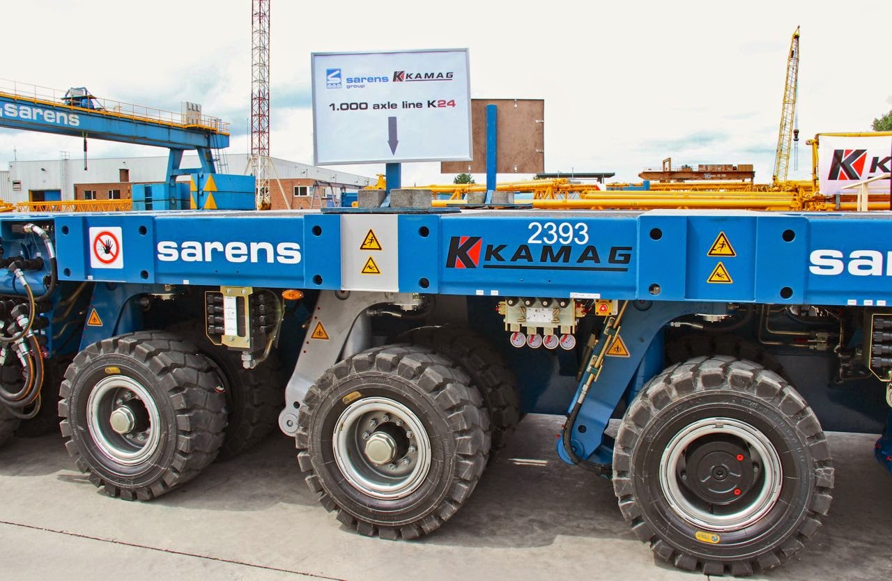 Heavy / ODC Transport in India: 1000th KAMAG K24 axle line delivered to ...