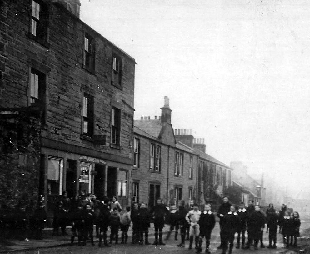 Tour Scotland: Old Photograph High Street Corstorphine Scotland