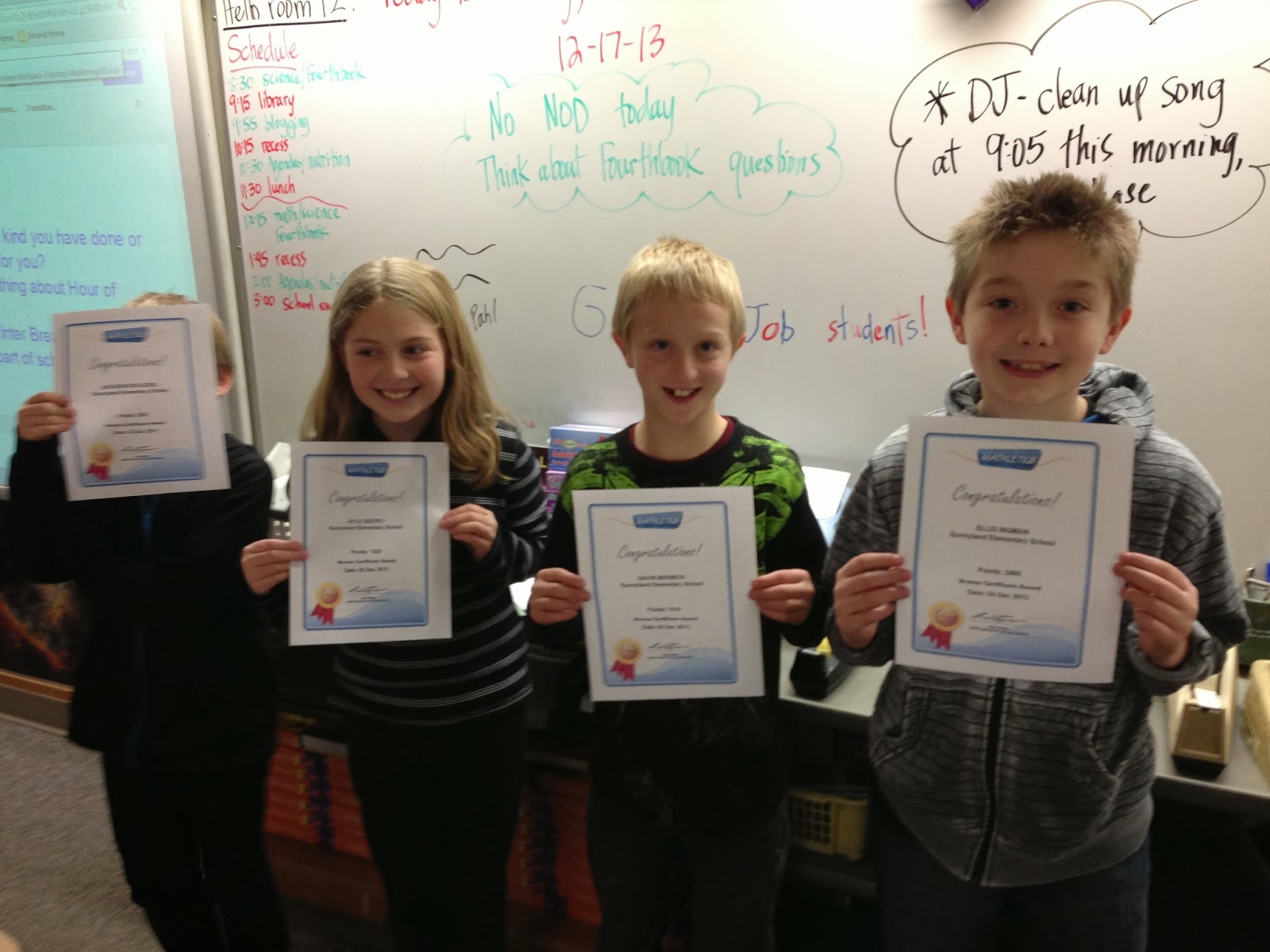 Sunnyland 4th Grade!: Mathletics Certificates!