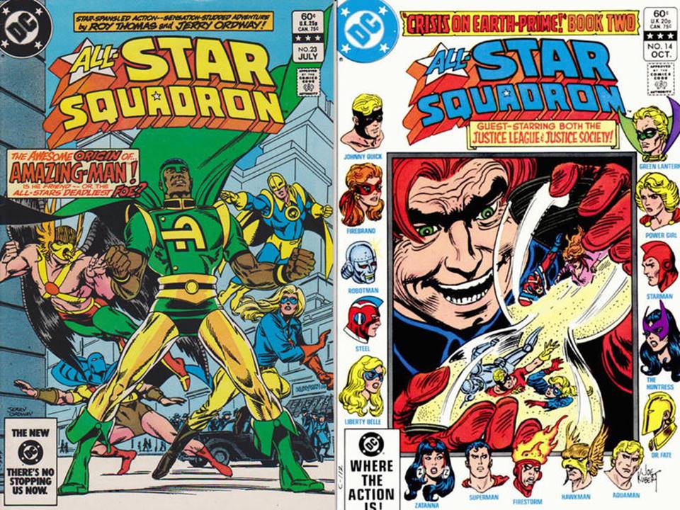 Dave's Comic Heroes Blog: Historic Formation of the All-Star Squadron