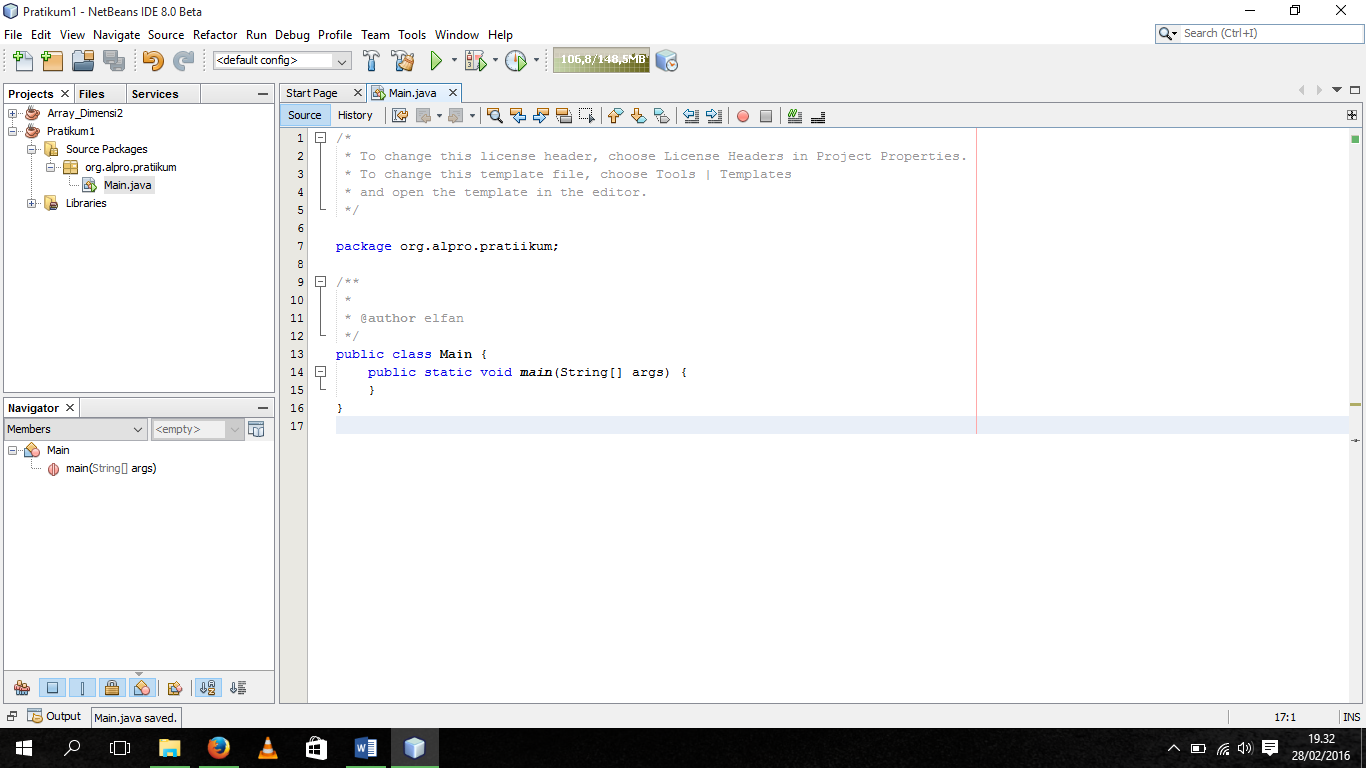 Pencarian Array Dengan Teknik Seuential Search Pada Java Netbeans - Informasi Perkuliahan Terupdate