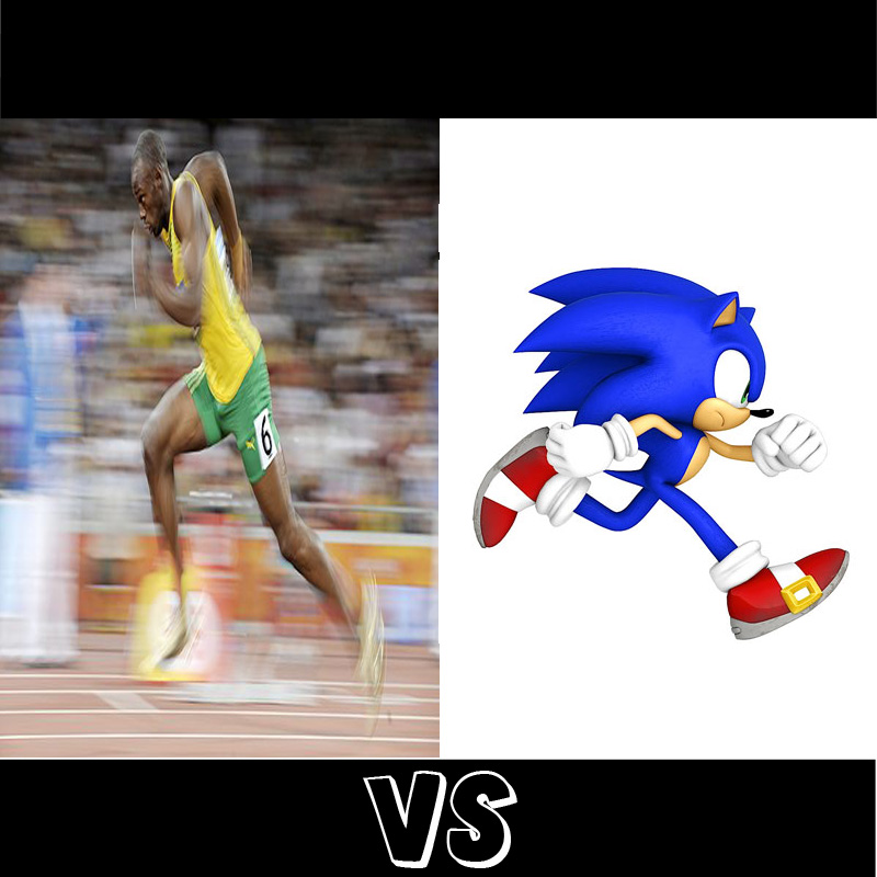 LOS VERSUS QUE SIEMPRE QUERIAS VER: USAIN BOLT VS SONIC