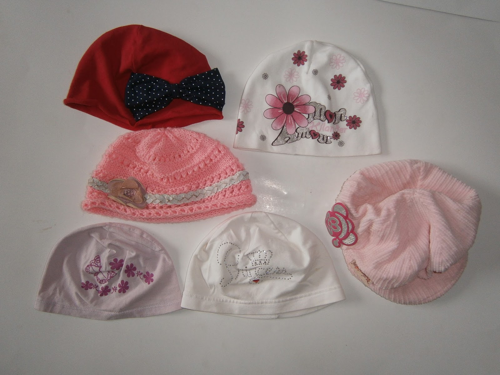 "BEEBI FASHION" HAINE COPII : Caciuli/sepcute de primavara pentru fetite