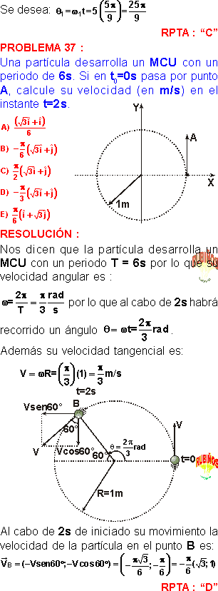 MOVIMIENTO CIRCULAR UNIFORME FÓRMULAS EJEMPLOS Y EJERCICIOS RESUELTOS ...