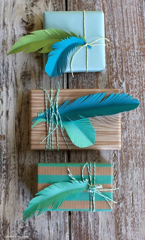 StylishBeachHome.com: Nature Inspired Christmas Wrapping Ideas