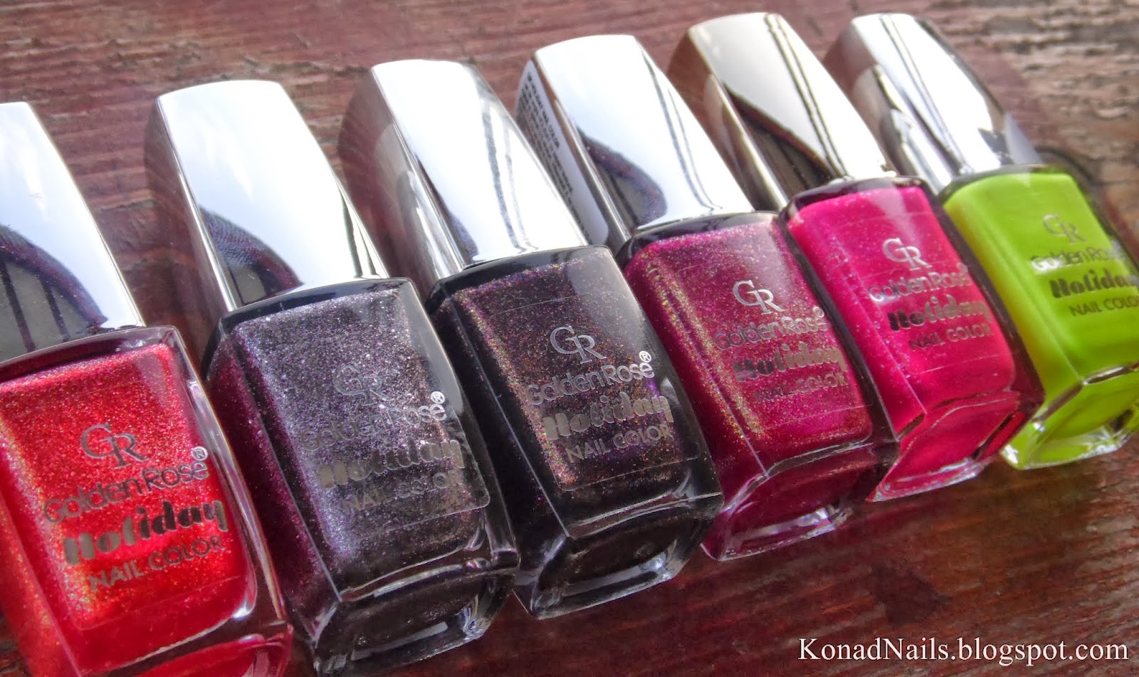 Konad Addict: My Golden Rose nail polish arsenal