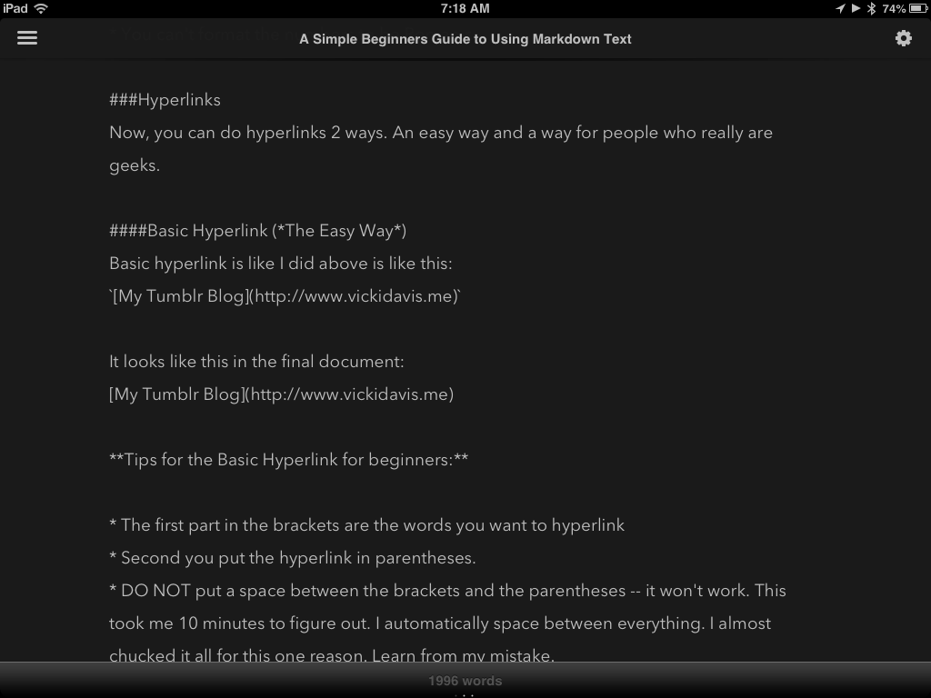 Beginners Simple Guide to Using Markdown for Writing