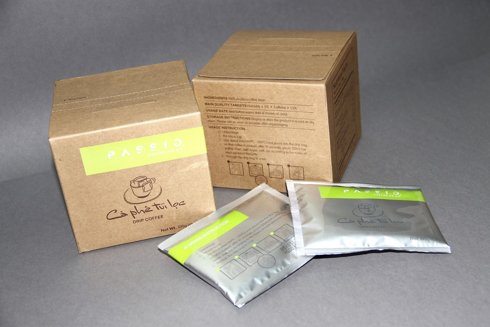 Passio – Drip Coffee – Packaging Of The World