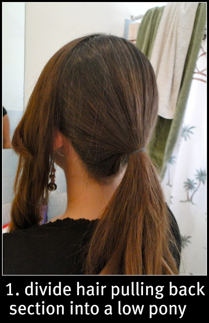 Raising 4 Princesses: upsy daisy updo tutorial