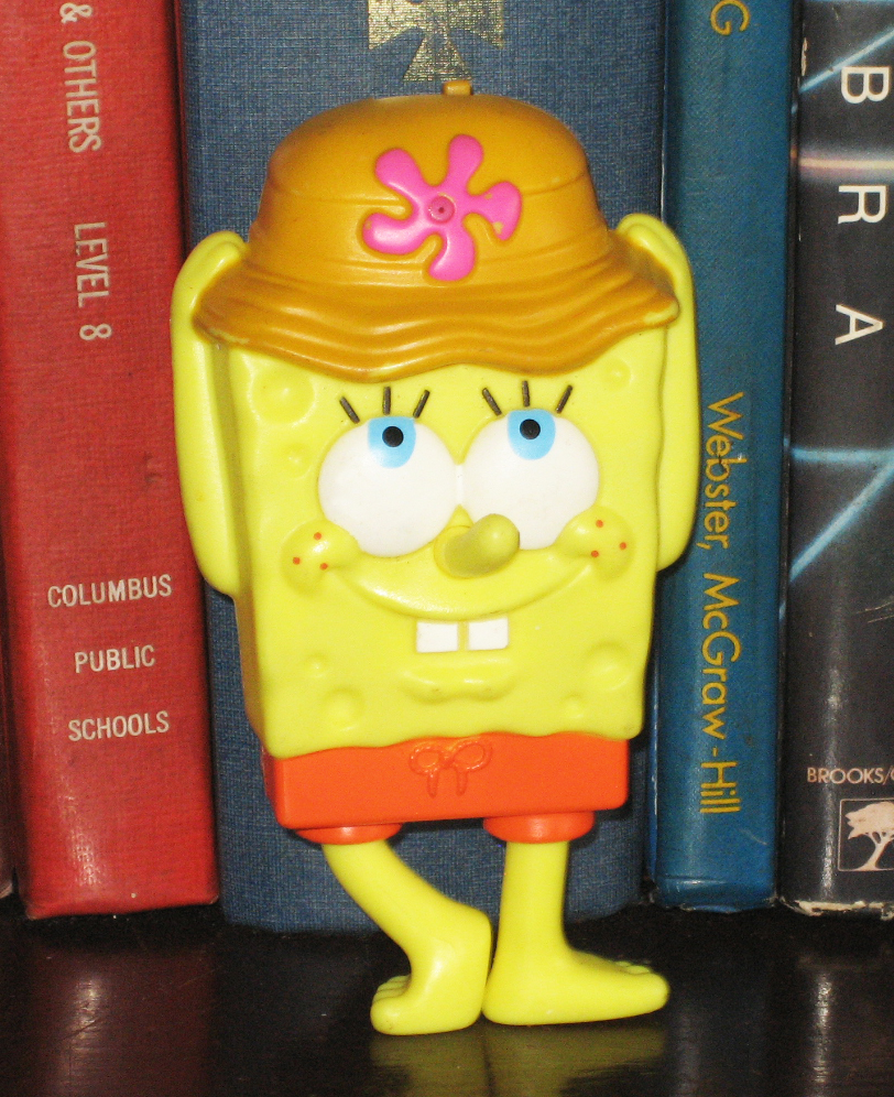 Percy's World of Toys Series 2: 4241. SpongeBob with fancy hat Burger King