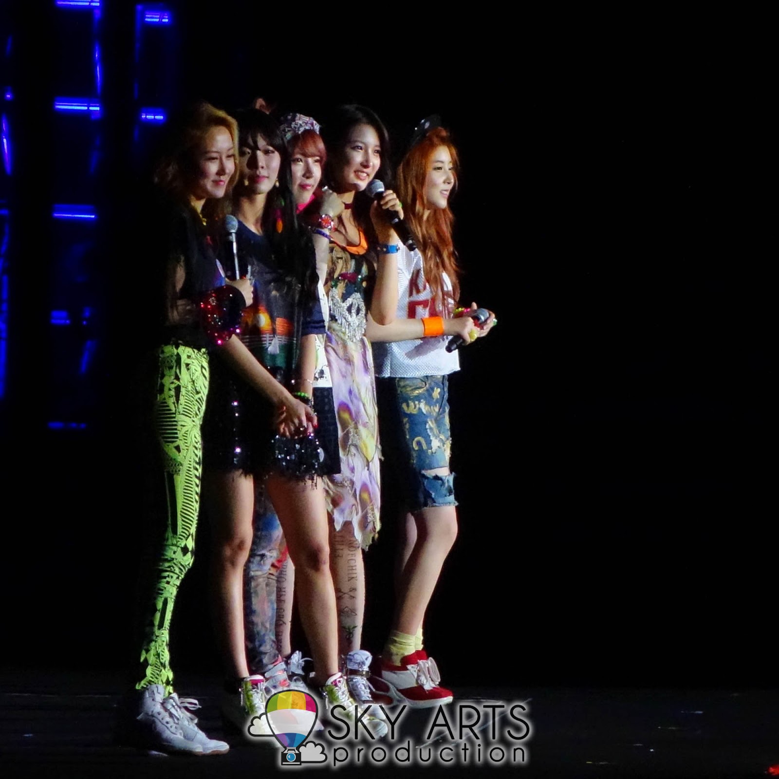 [PHOTO] AIA K-POP Live in KL 2013 Malaysia: 4MINUTE G.NA BEAST GET WET!