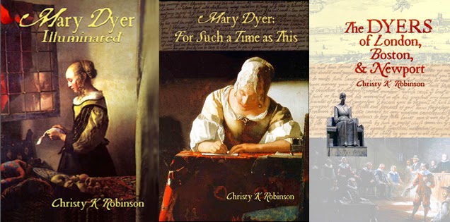 William & Mary Dyer: Dyers' family timeline