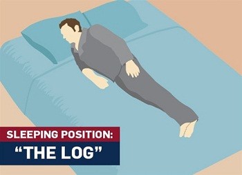 Reveal Personality Someone from The sleep position