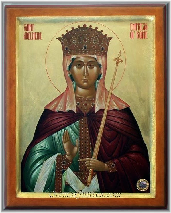 Vidas Santas: Santa Adelaida (Alicia), Emperatriz en Italia