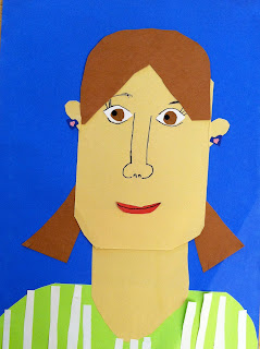 Olive ART! Do You???: Cut Paper Portraits