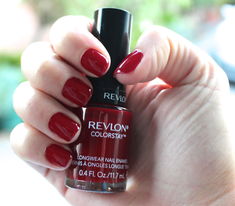 Viola Beauty: Nail of the Day: Revlon Colorstay Velvet Rope!