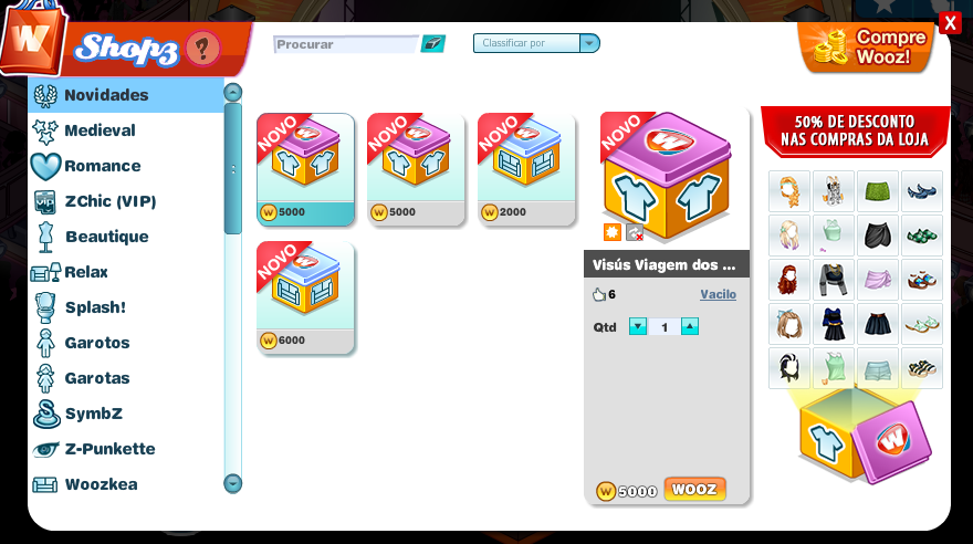 Comboz da Loja no Shopz