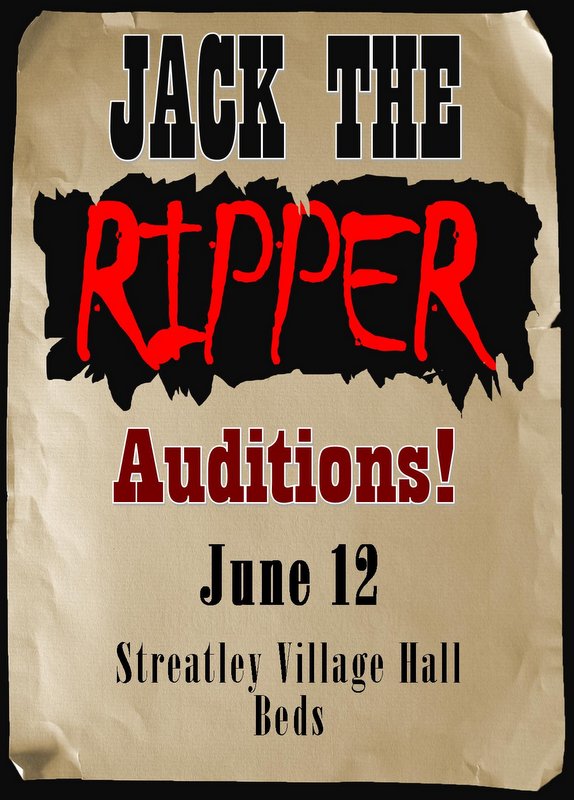 PBGS: Jack the Ripper Notes and Audition Pieces