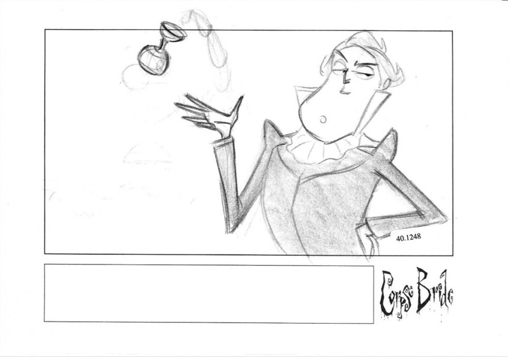 Living Lines Library: Corpse Bride (2005) - Storyboards