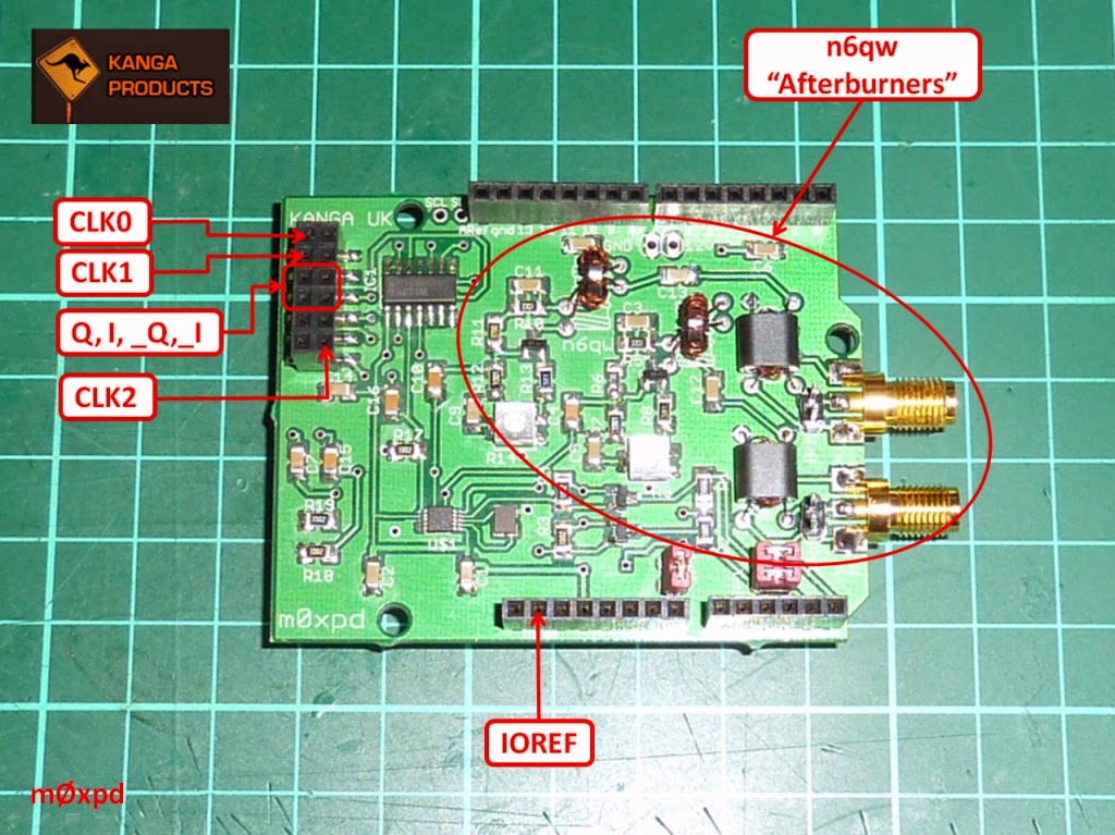m0xpd's 'Shack Nasties': Si5351 Shield Production PCBs