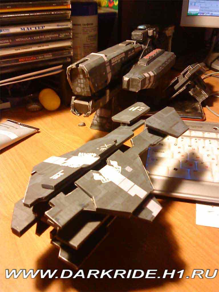Halo UNSC Frigate Papercraft | Papercraft Paradise | PaperCrafts ...