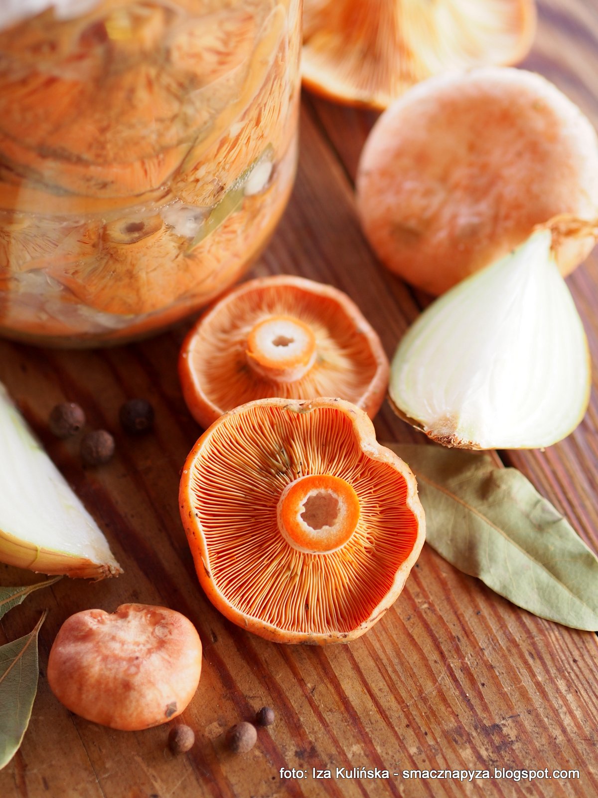 Rydze kiszone z solą i cebulą | Smaczna Pyza