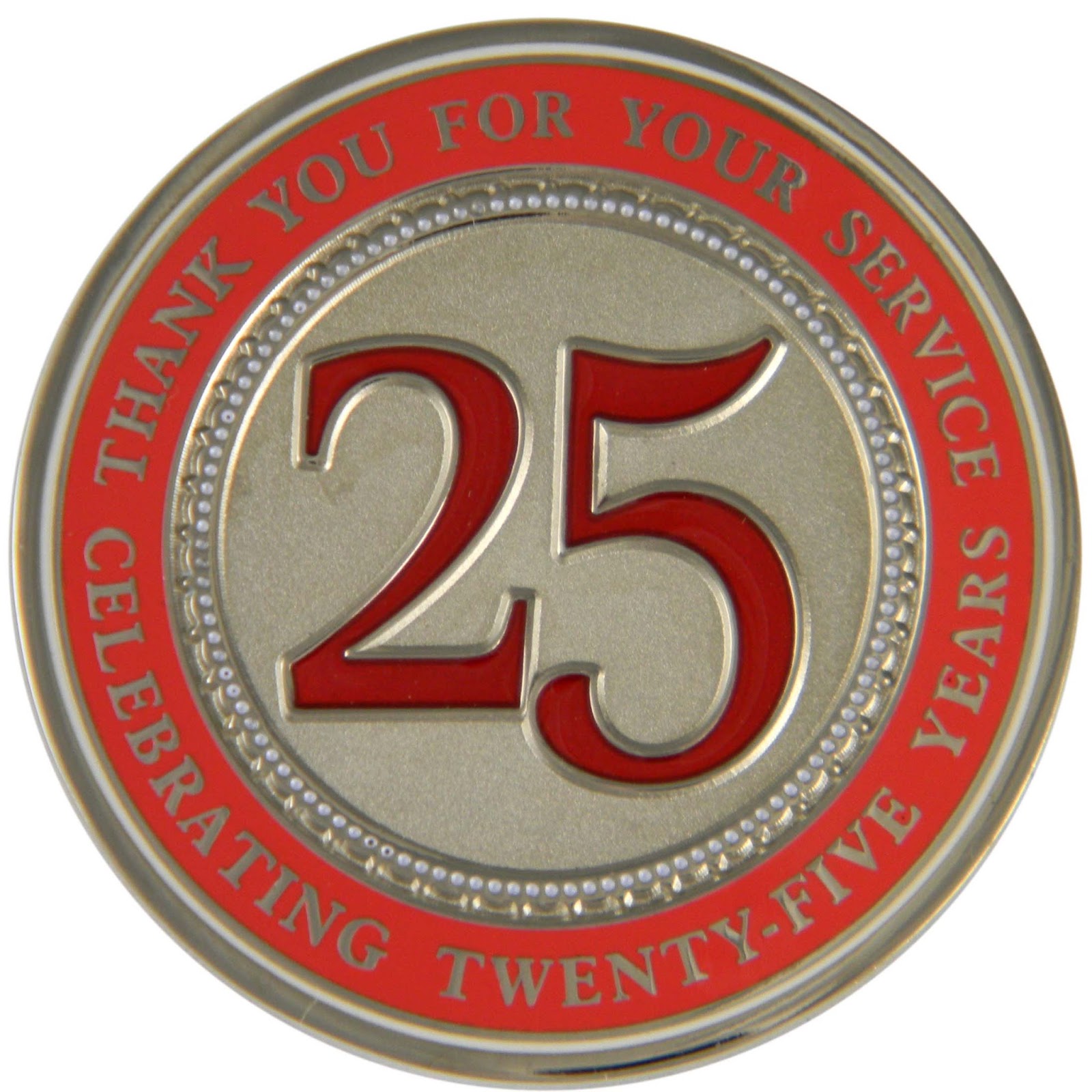 Point Emblems: Years of Service Coins