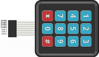 ArduPicLab: Very few wires for a numeric keypad for Arduino