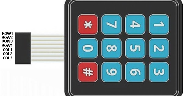 ArduPicLab: Very few wires for a numeric keypad for Arduino