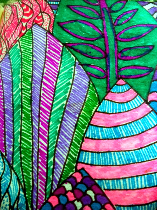 Prabha Zacharias : From the sketch book: Exploring pattern