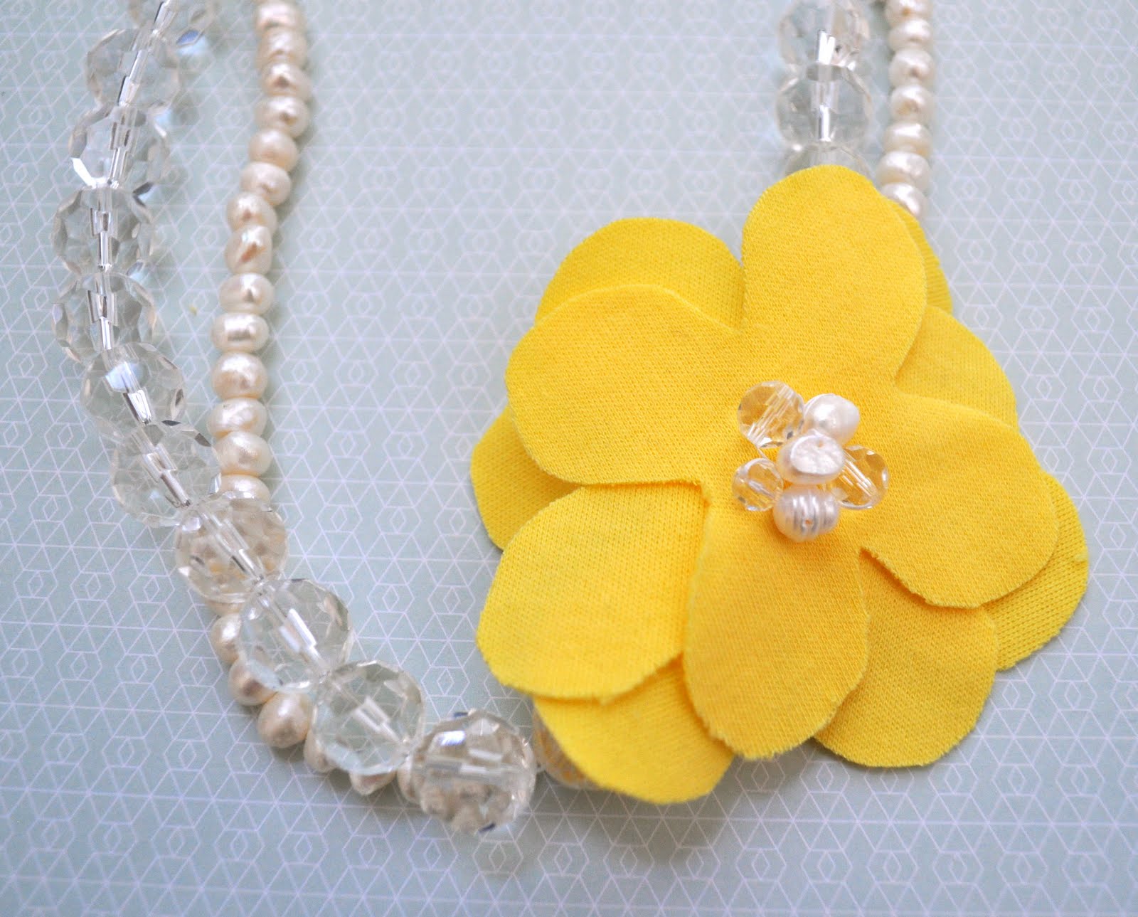 Jersey Flower Tutorial - The Small Things Blog