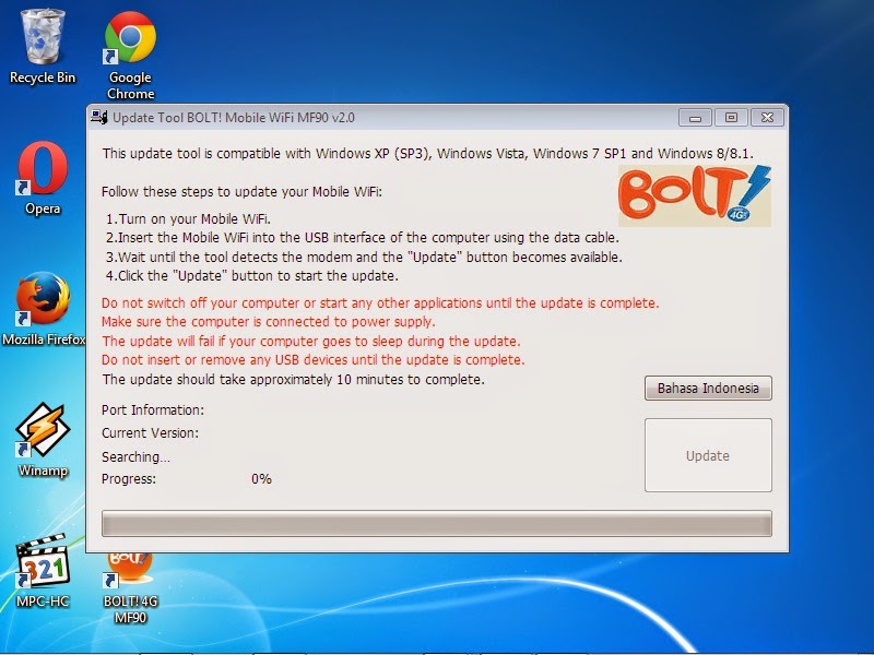 Cara Mengatasi Modem BOLT! Mobile Wifi ZTE MF90 Sering Disconnect